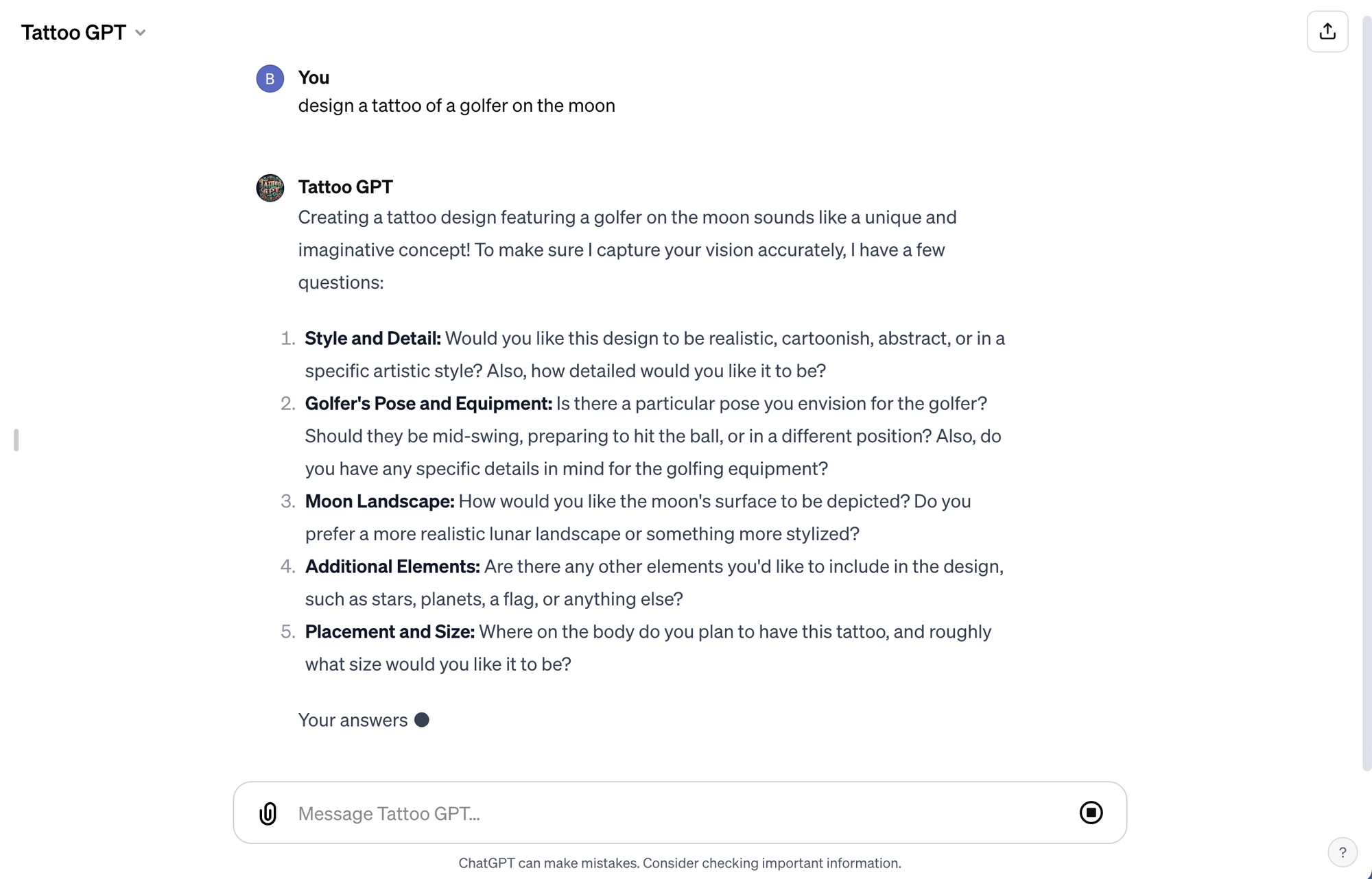 Tattoo GPT on GPT Review | The world's largest & most trusted source on GPTs.